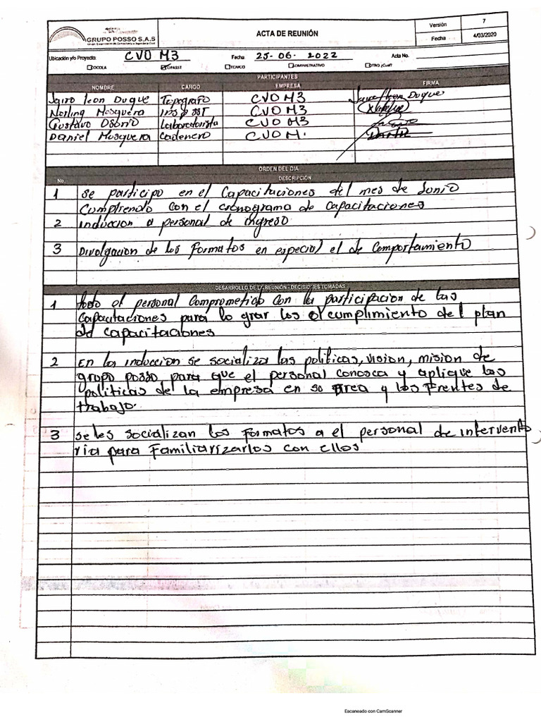 Acta de Conformacion de Brigada y Acta de Copasst | PDF Acta de Conformacion de Brigada y Acta de Copasst | PDF