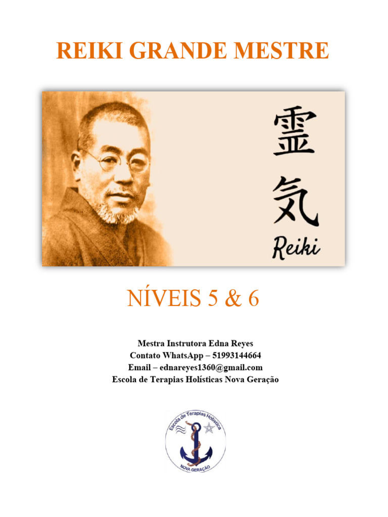 Grand Master Reiki 5 e 6 Minha Apostila | PDF | Reiki | Chacra