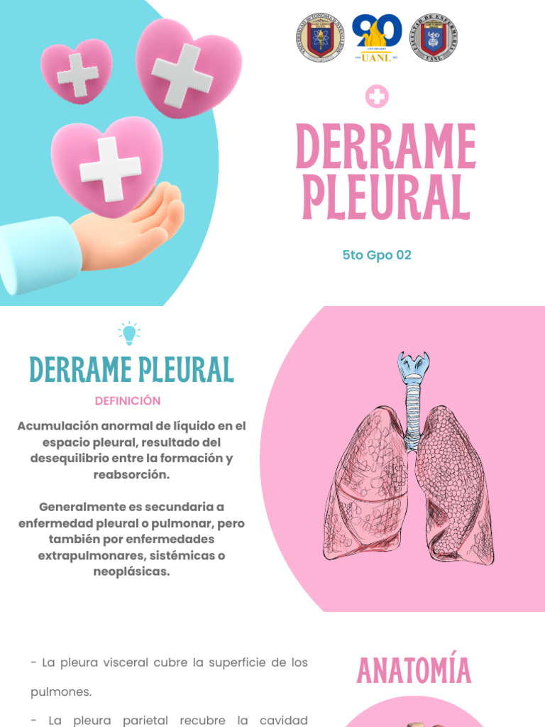 Causas y tratamiento del derrame pleural | PDF | Medicina CLINICA ...