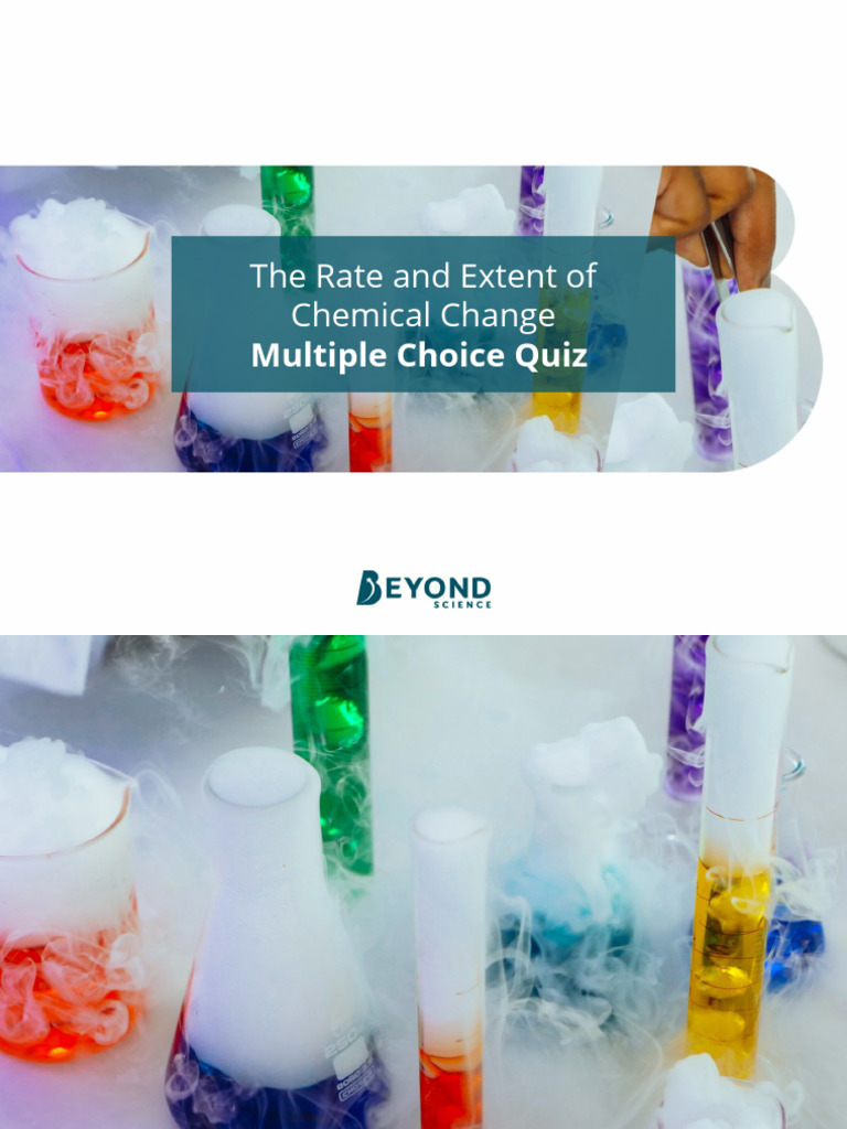 Rate and Extent of Chemical Change Set 1 | Download Free PDF | Reaction ...