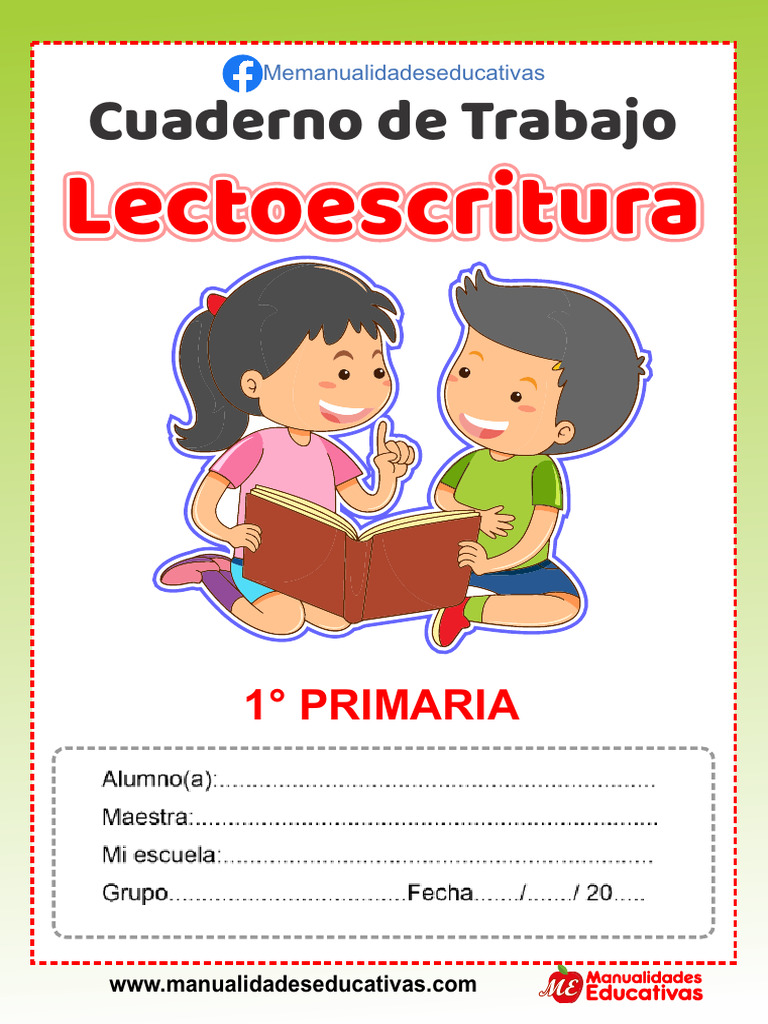 Cuaderno De Lectoescritura Primer Grado Me Pdf