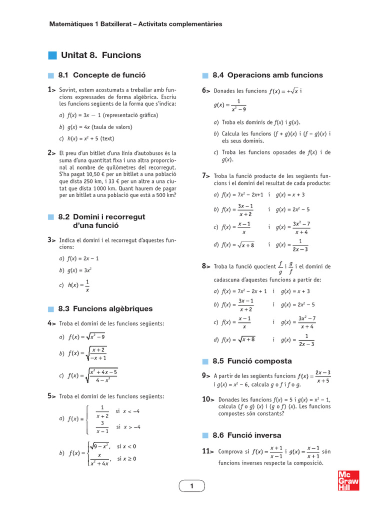 Activitats Complementaries | PDF