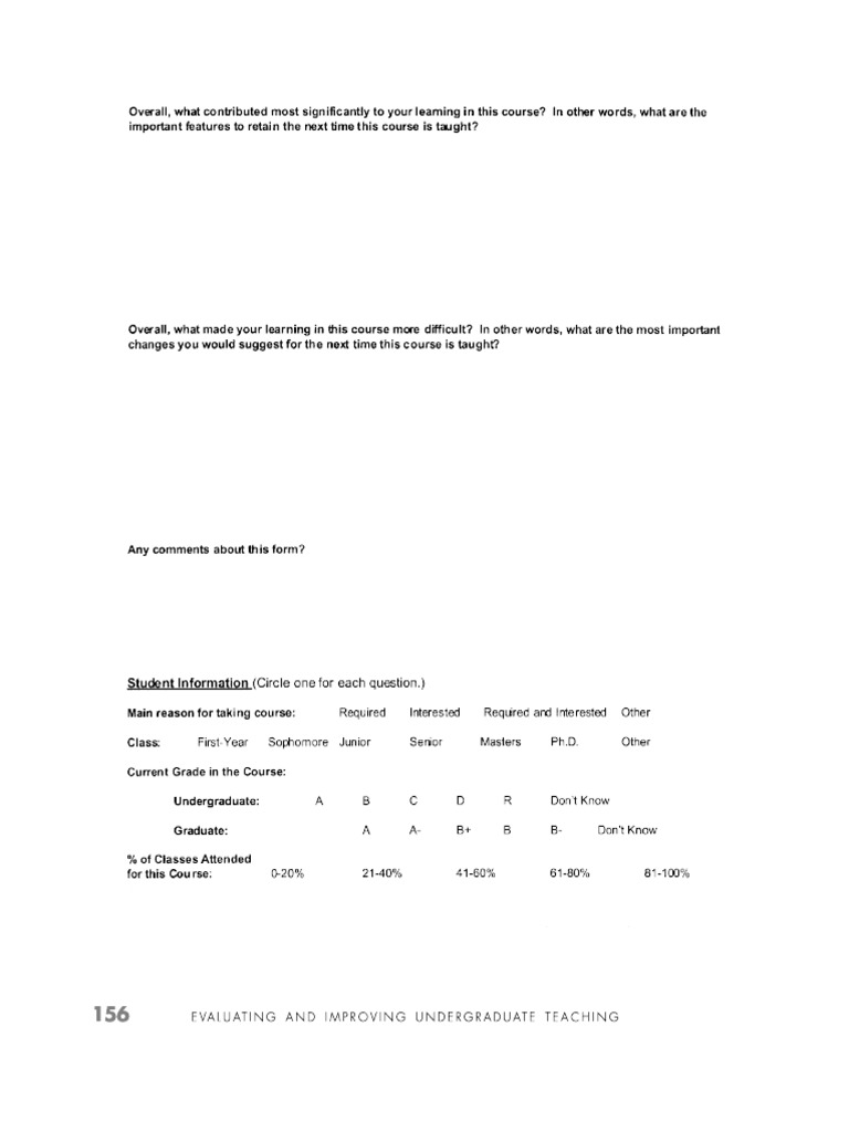 Pyetesor Per Vleresimin e Te Nxenit Dhe Fund Kursi | PDF