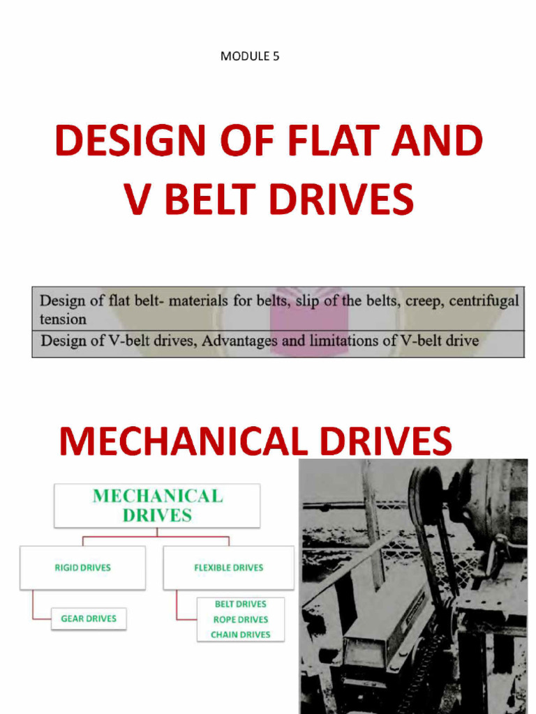 3 - Module 6 | PDF | Belt (Mechanical) | Gear