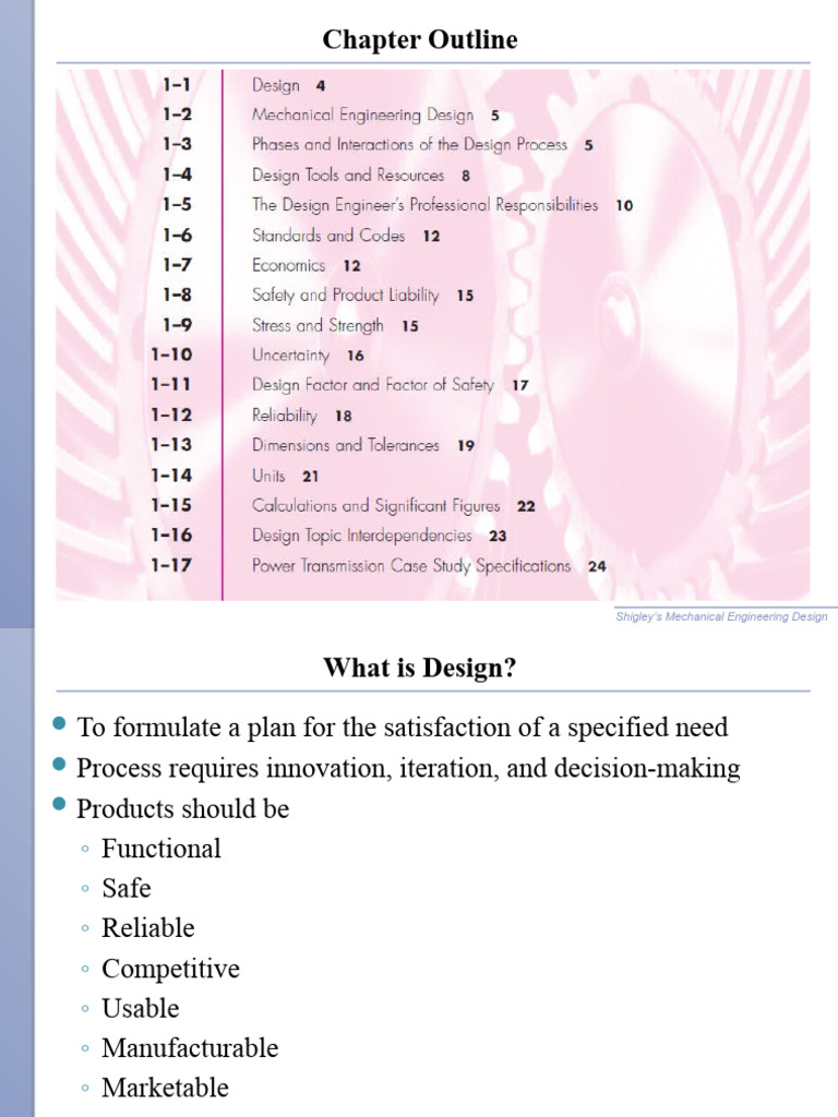 CH 1 Slides | PDF | Strength Of Materials | Engineering Design Process