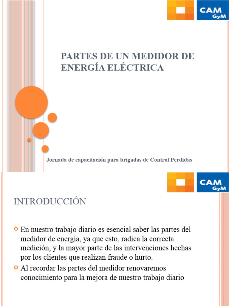 Partes de Un Medidor de Energía Eléctrica | PDF Partes de Un Medidor de Energía Eléctrica | PDF