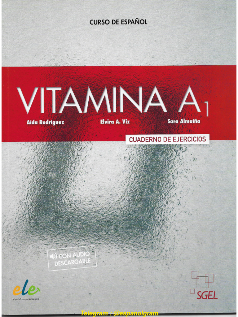 Vitamina A1. Cuaderno de Ejercicios @espanolgram | PDF