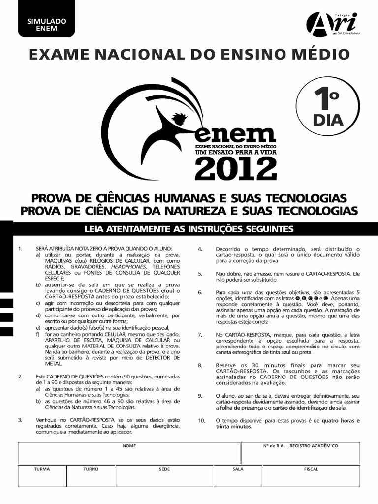 2 SIM 0600 12 VP1 de CHT e CNT - 3a Olimpica | PDF | Geografia | Sociologia