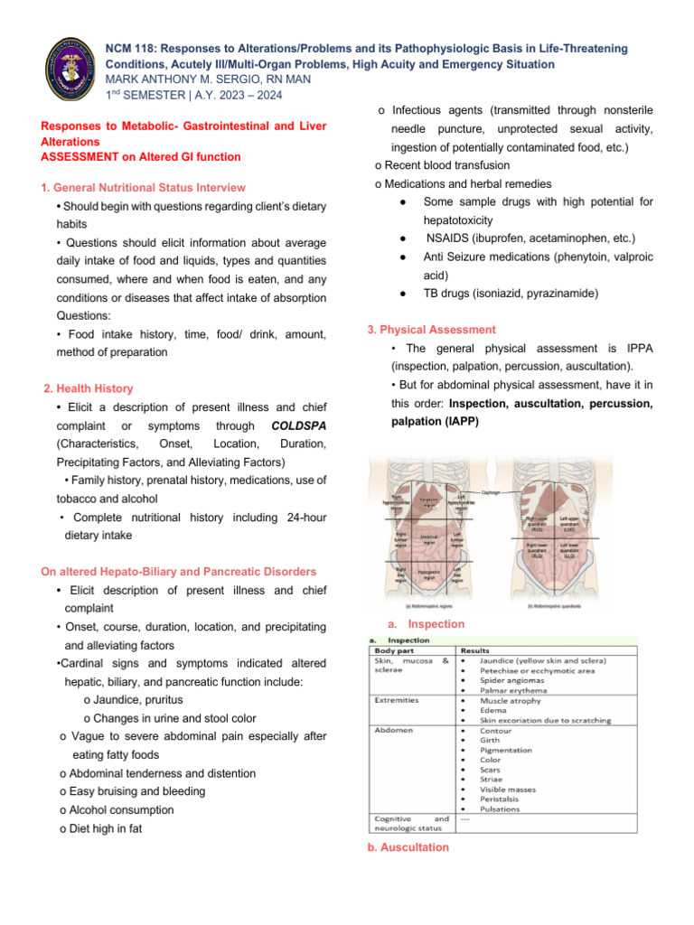 GI Tissue Perfusion | PDF