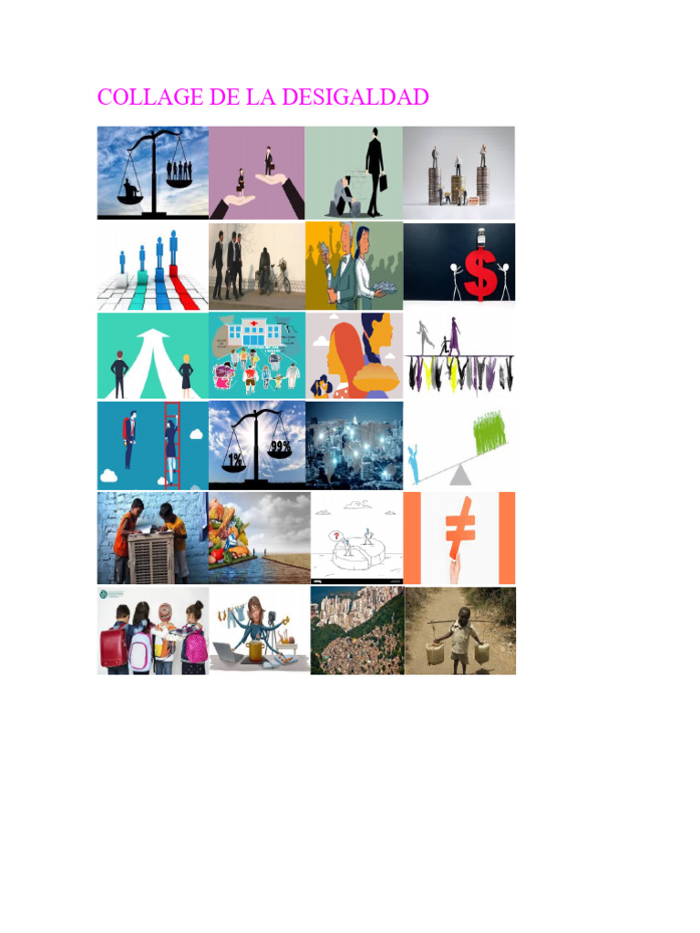 Collage de La Desigualdad | PDF