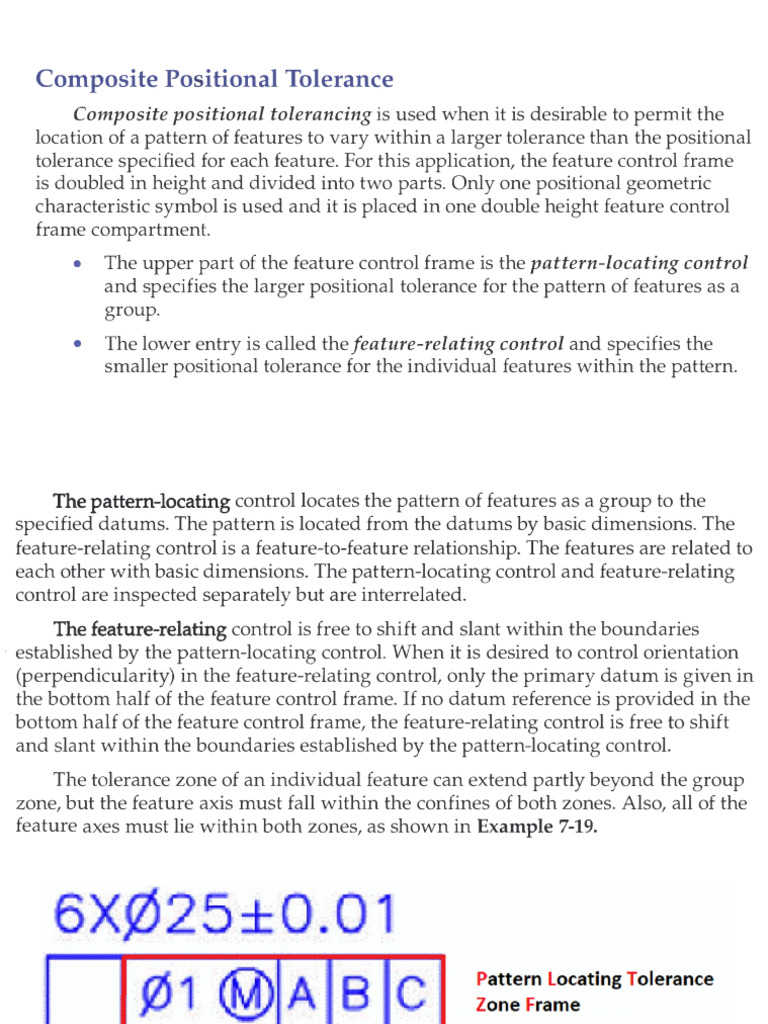 Understanding Composite Positional Tolerance | PDF | Engineering ...