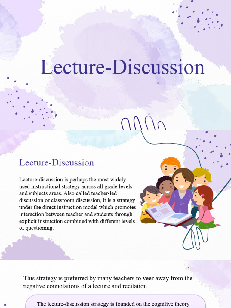 Lecture Discussion Social Studies | PDF | Reading Comprehension ...