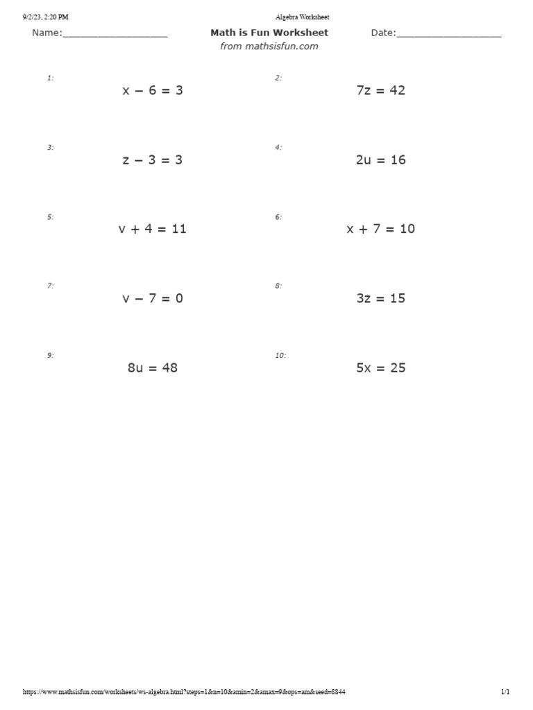 C Math Test | PDF