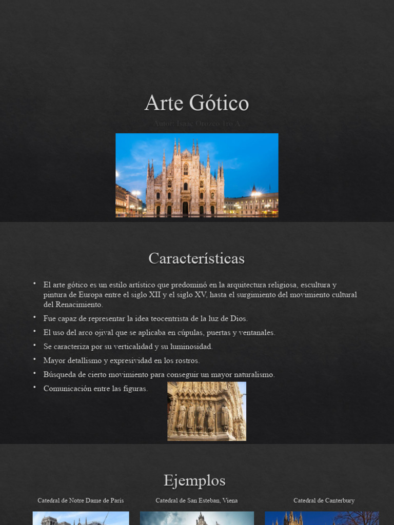 Características del Arte Gótico | PDF