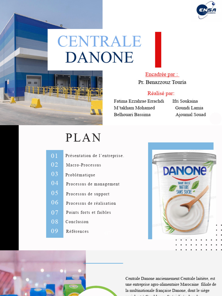 Centrale Danone | PDF | Méthanisation | Nourriture et boisson