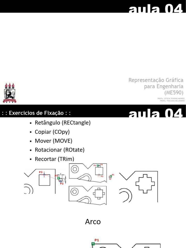 Aula4 Autocad Exercicios | PDF