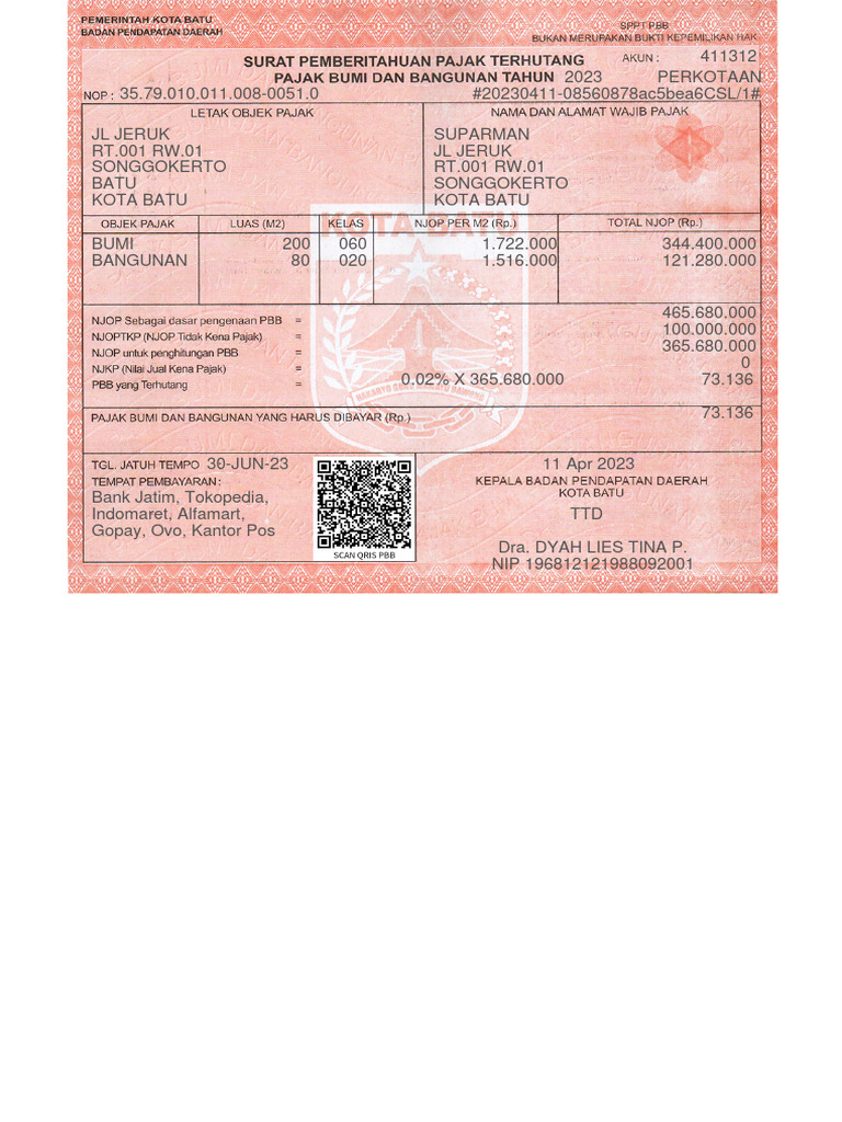 SPPT Songgoriti | PDF