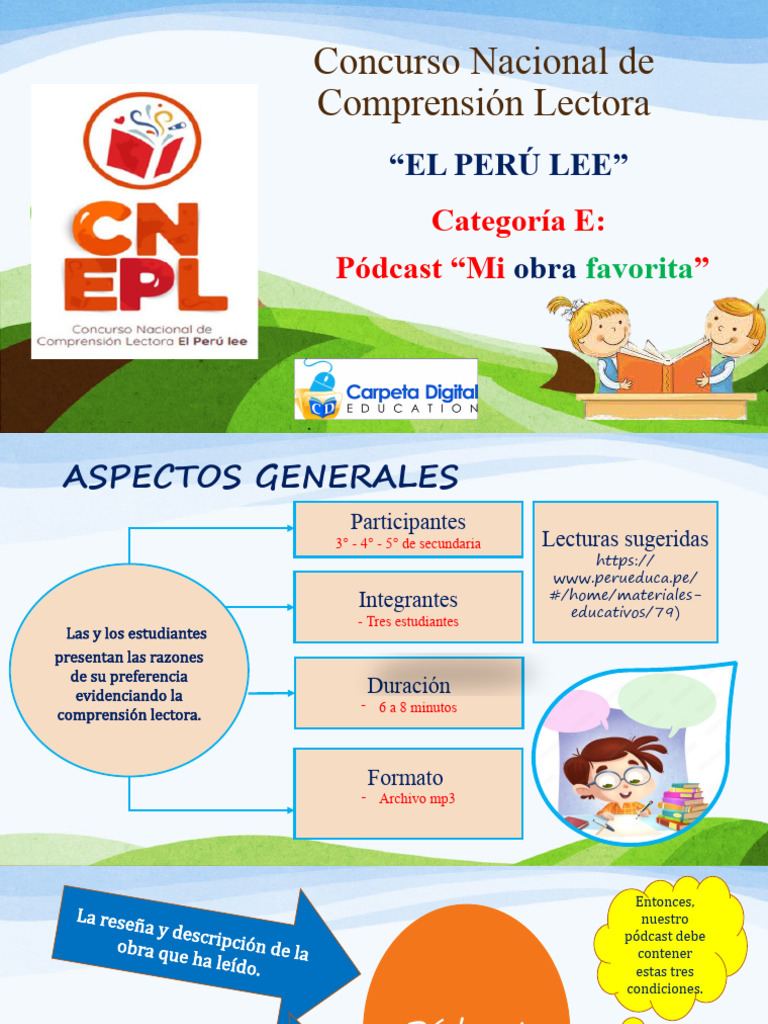 El Peru Lee - Podcast Mi Obra Favorita | PDF