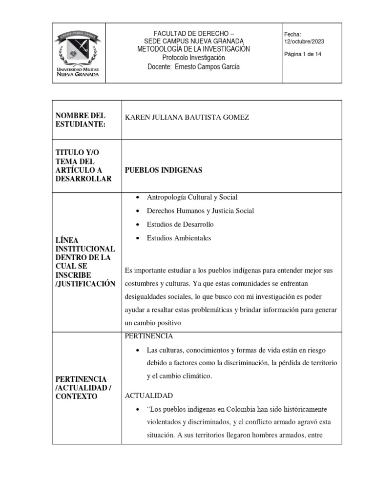 PROTOCOLO PRODUCTO INVESTIGACIÓN METODOLOGÍA DE LA INVESTIGACIÓN 2C ...