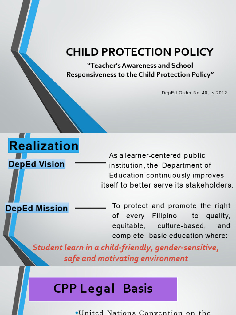 School Child Protection Policy Overview | PDF | Child Protection ...