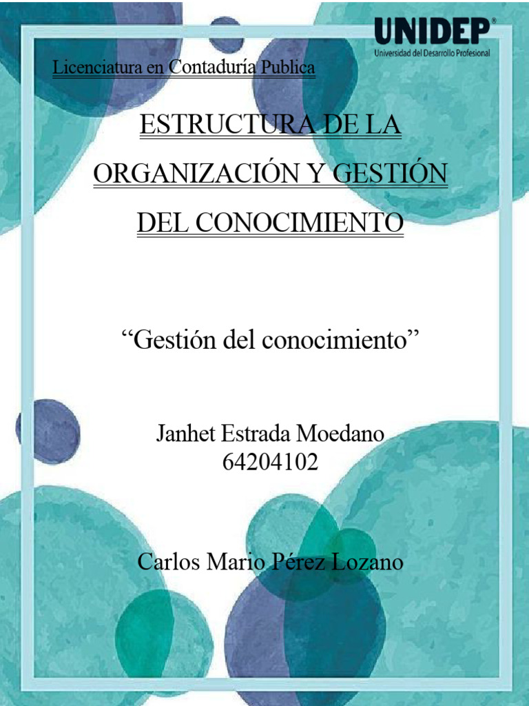 La Gestion Del Conocimiento Como Fuente de Innovacion | PDF | Conocimiento administrativo ...