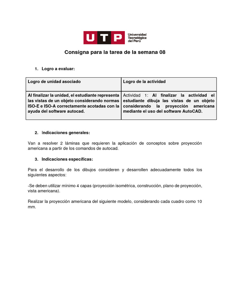 Semana 08 - Consigna de Tarea | PDF