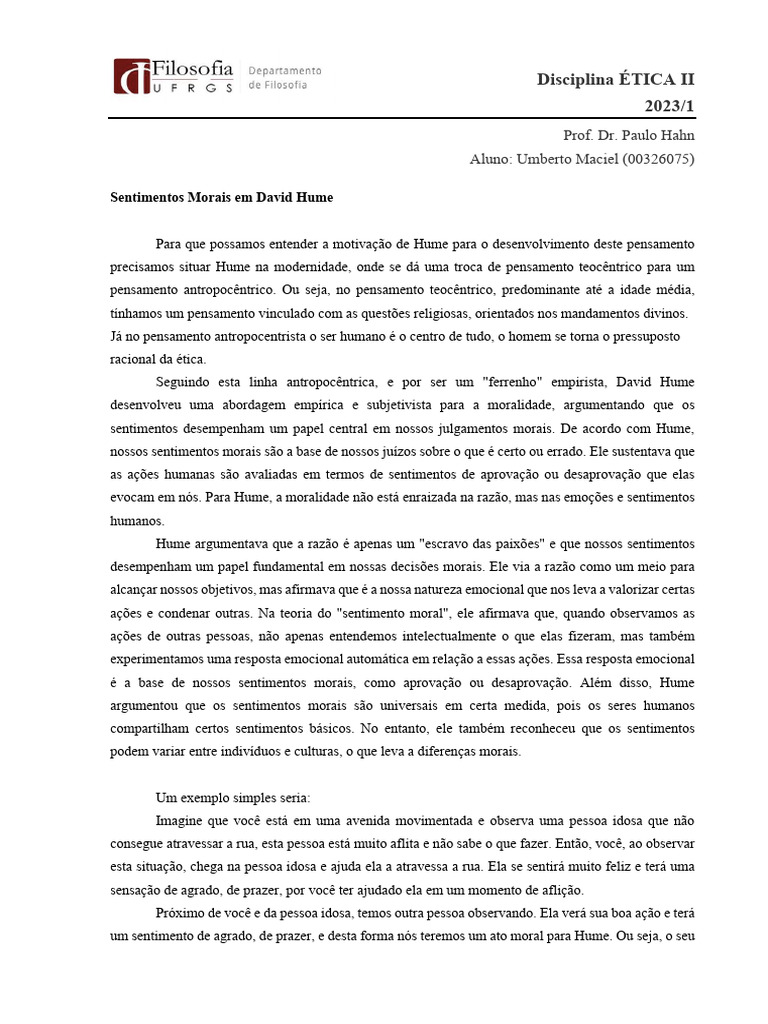 UMBERTO MACIEL - 00326075 - Aula 1 e 2 | PDF