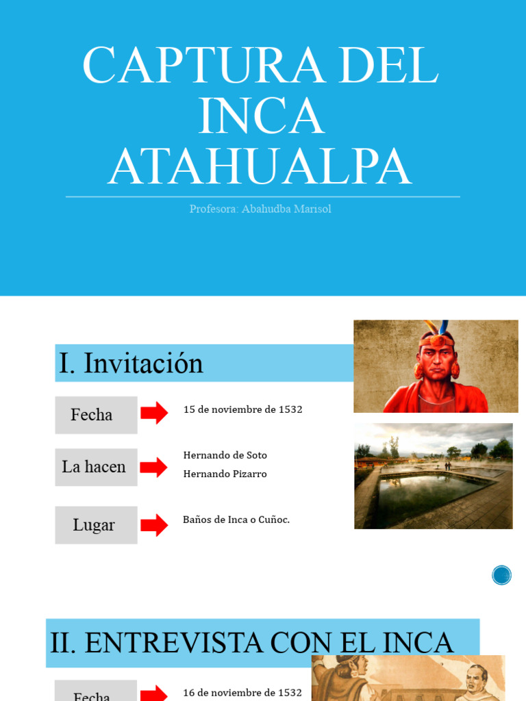Captura Del Inca Atahualpa | PDF
