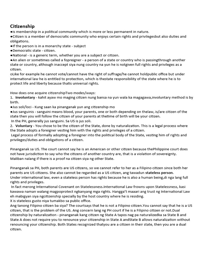 Citizenship Consti | PDF | Naturalization | Citizenship Citizenship Consti | PDF | Naturalization | Citizenship