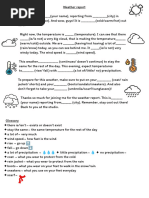 Weather Forecast Script Template | PDF | Language Arts & Discipline ...