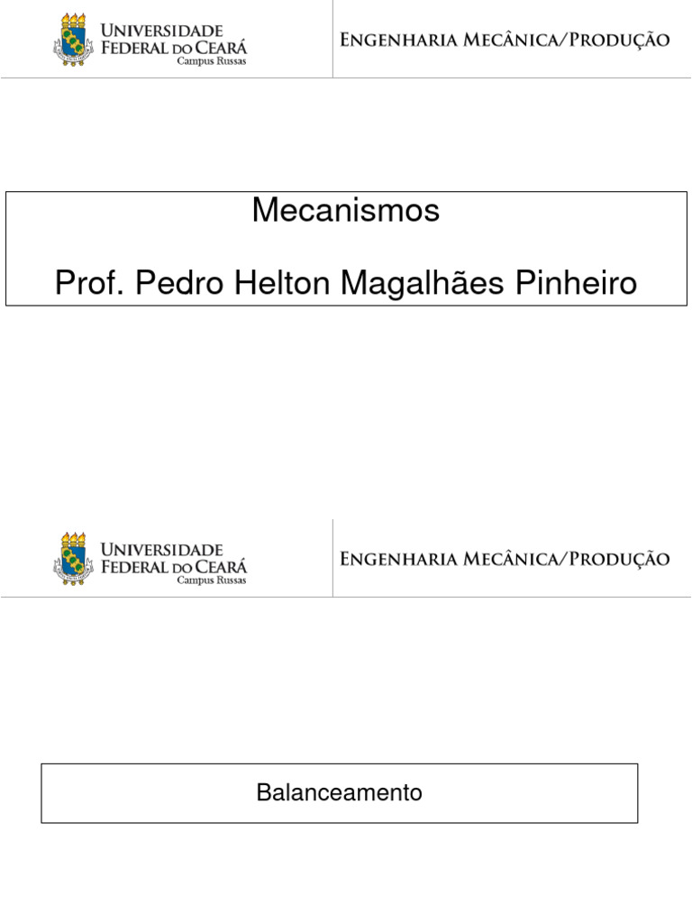 Balanceamento Estático e Dinâmico em Máquinas | PDF | Vestir-se | Massa