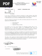 DPWH Department Order Do - 018 - s2023 | PDF | Finance & Money Management
