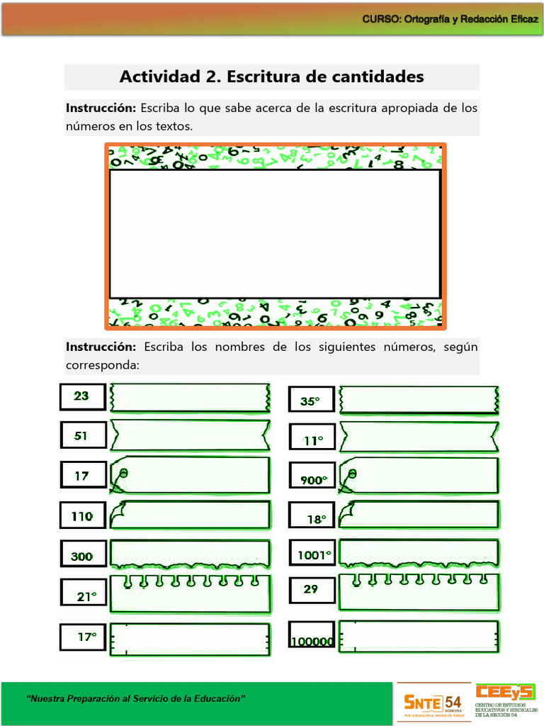 Escritura Correcta de Números en Textos | PDF