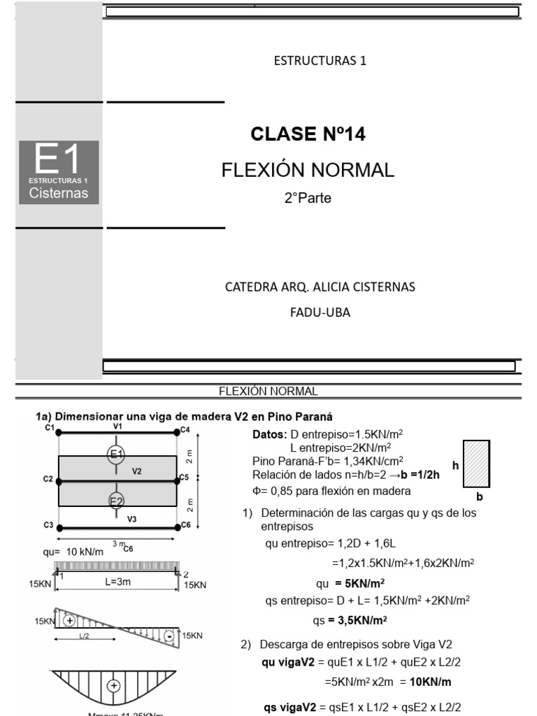 T14-Flexión Normal-2°Parte | PDF | Doblar | Ingeniería mecánica