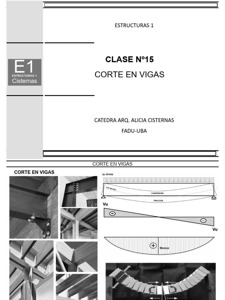 T15- Corte en Vigas | PDF | Ingeniería mecánica