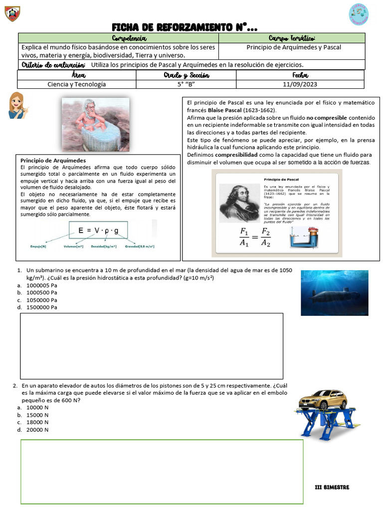 Ficha Reforzamiento | PDF