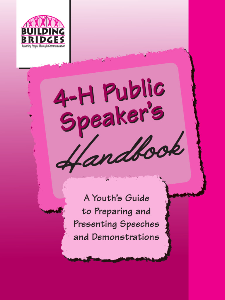 4-H Public Speaking Handbook Guide | PDF | Public Speaking | Time