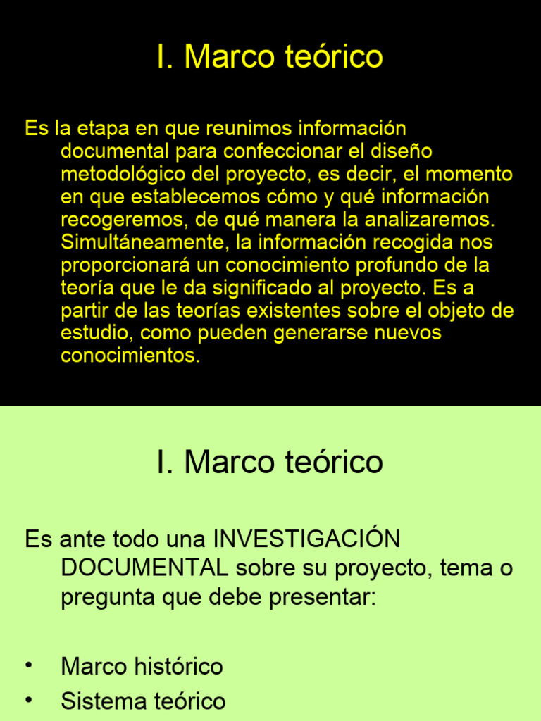 Marco Teórico y Conceptual | PDF | Teoría | Marco conceptual