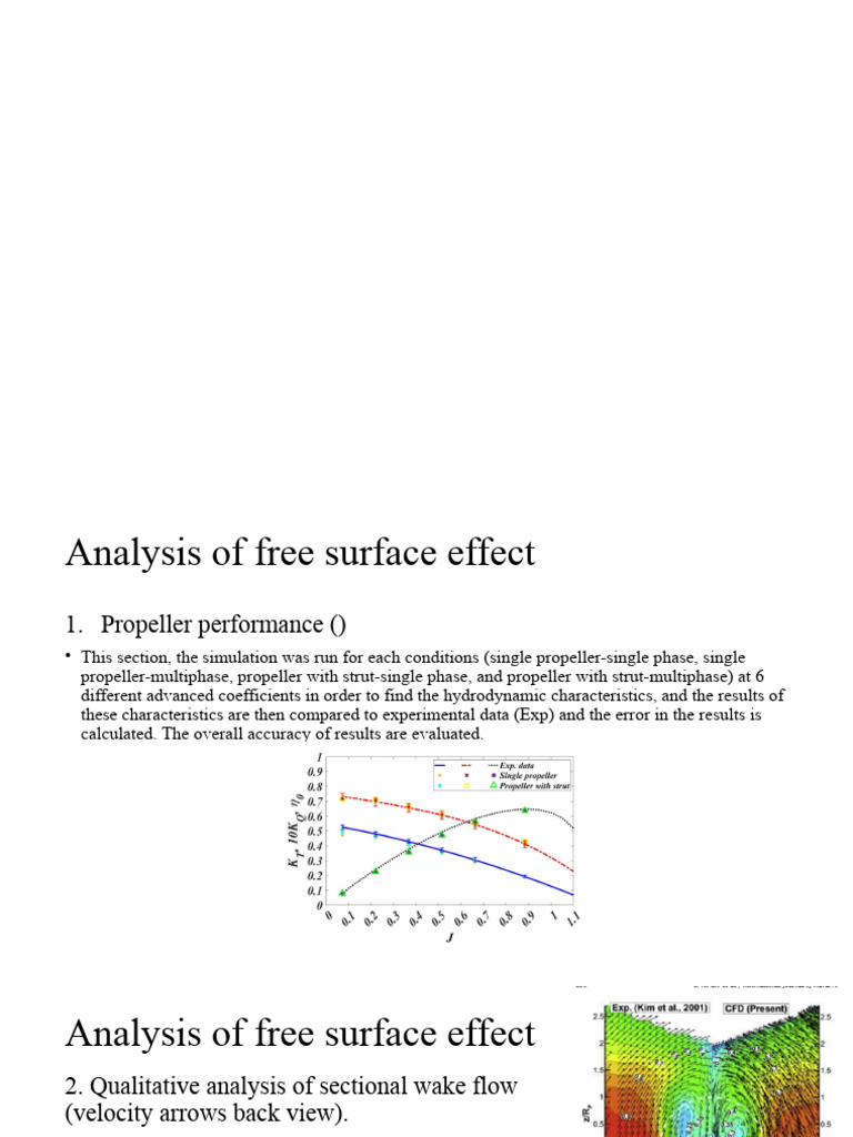 Analysis of Free Surface Effect | PDF | Propeller | Contour Line