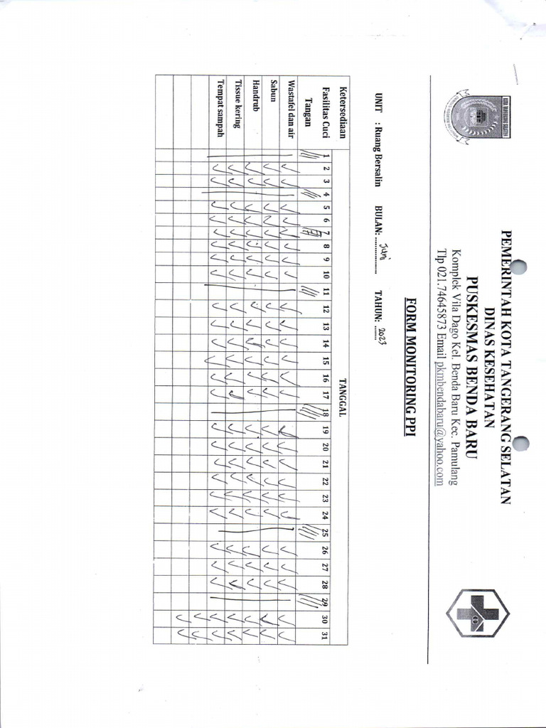 Form Monitoring PPI | PDF