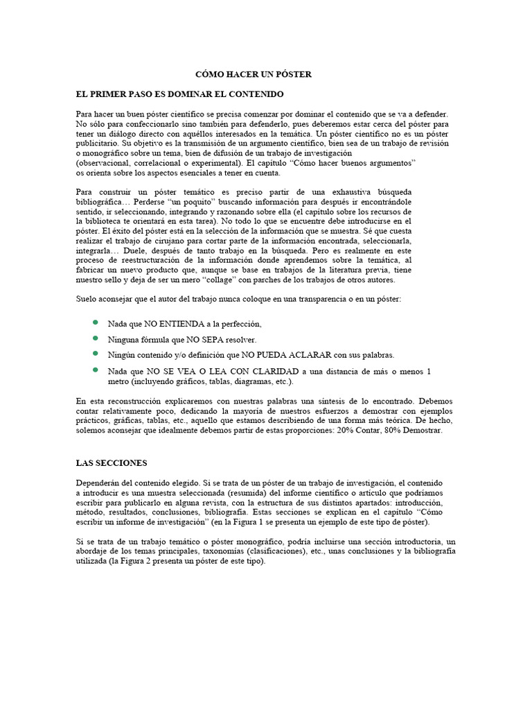 Como Hacer Un Poster Monografico Word | PDF | Imagen | Diseño
