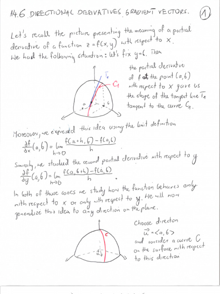 Chapter 14 6 Directional Derivatives And Gradient Vectors Pdf