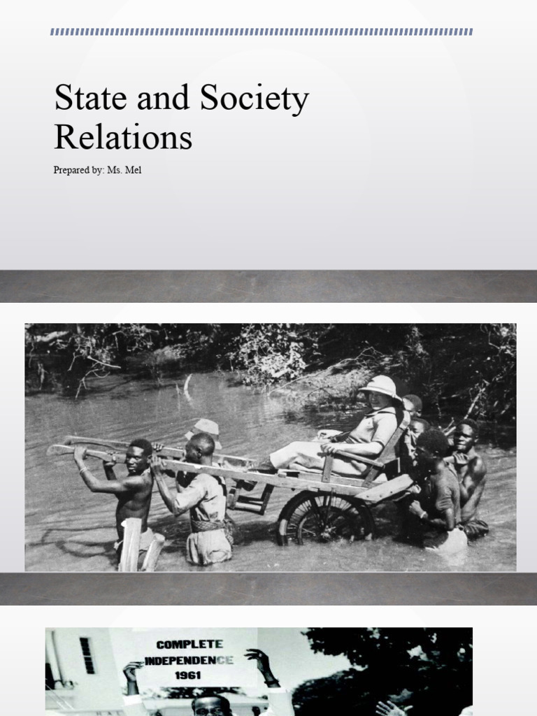 State and Society Relations PPT | PDF | State (Polity) | Society