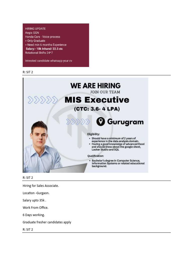 KC Group of Placement - File 1 - 15 Sep 2023 | PDF | Sales | Search ...
