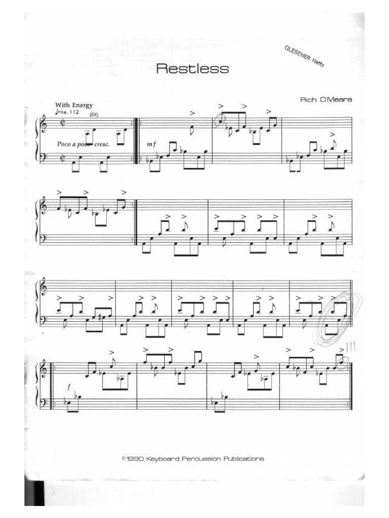 Restless - Rich O'Meara | PDF