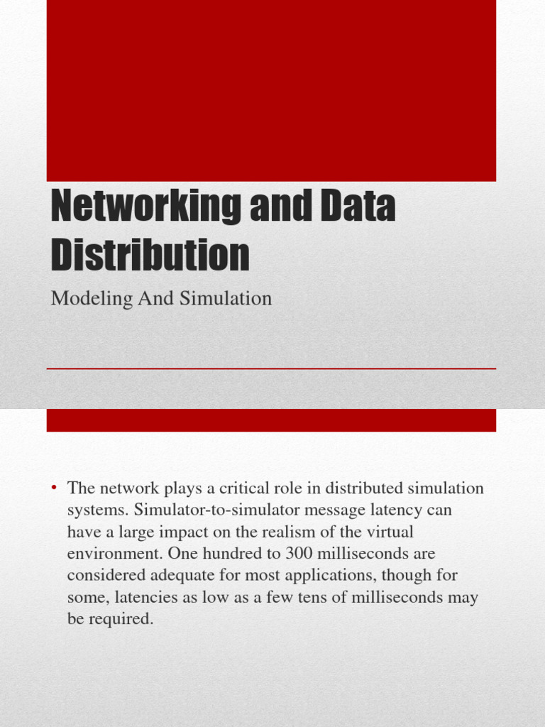 W9 & W10 Lesson 5 - Networking and Data Distribution - Presentation PDF ... W9 & W10 Lesson 5 - Networking and Data Distribution - Presentation PDF ...
