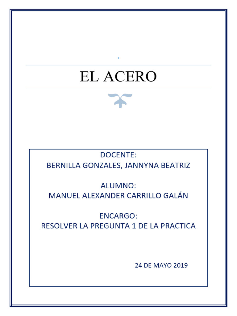 El Acero | PDF