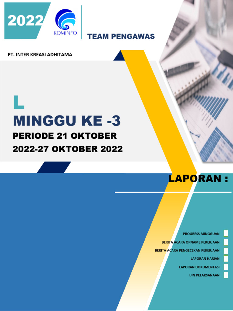 Cover Laporan Mingguan 3 Kemkominfo | PDF | Bisnis | Pengelolaan ...