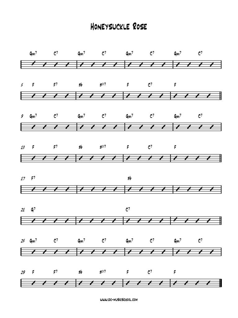 Honeysuckle Rose | PDF