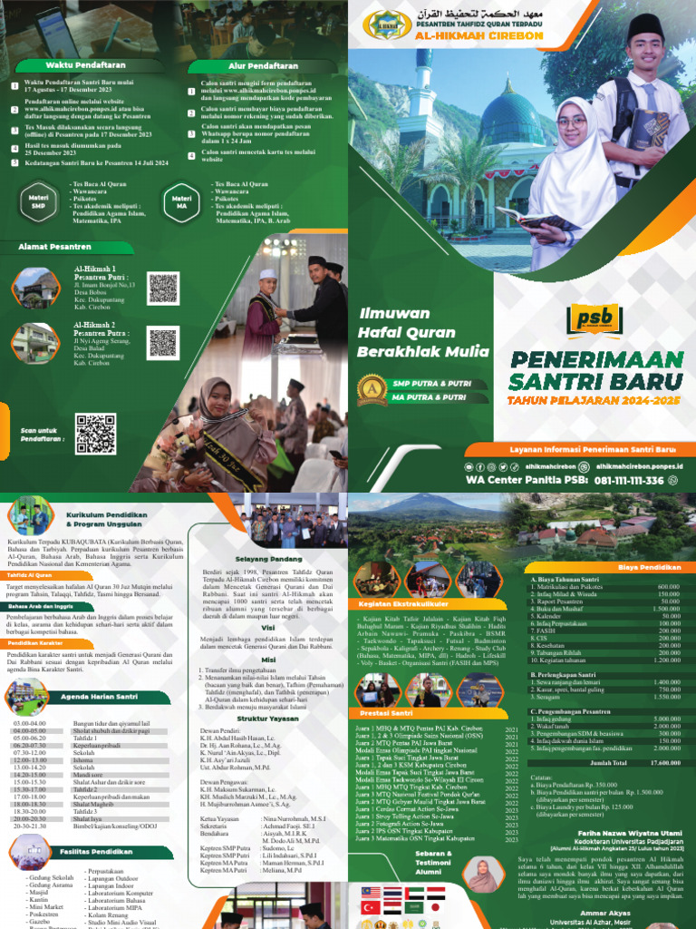 Brosur PSB Al Hikmah 2024 2025 | PDF